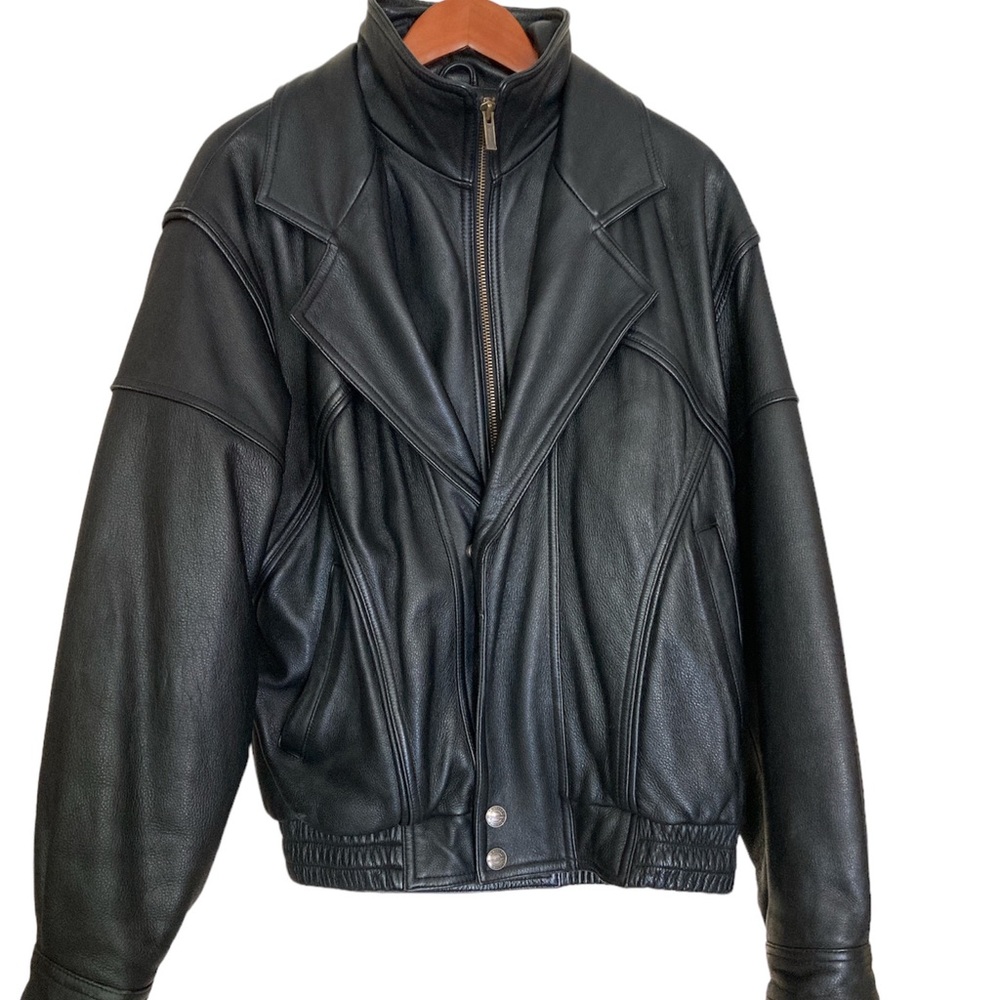 Wilson Leather Bomber Jacket - Gem